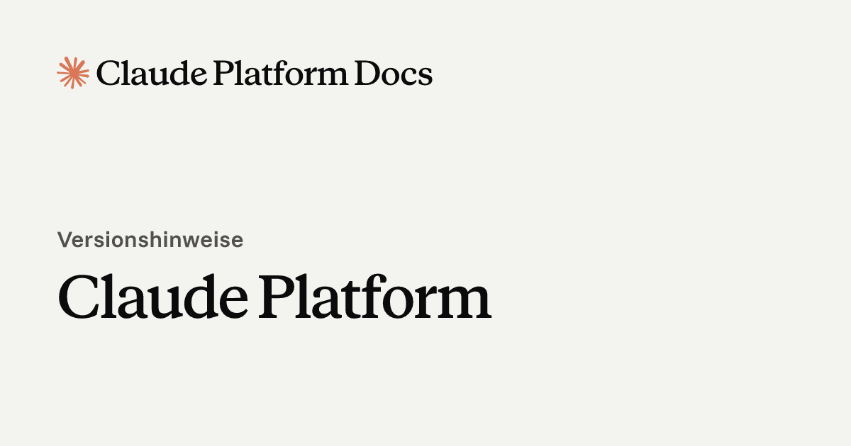 Claude Platform - Claude Platform Docs