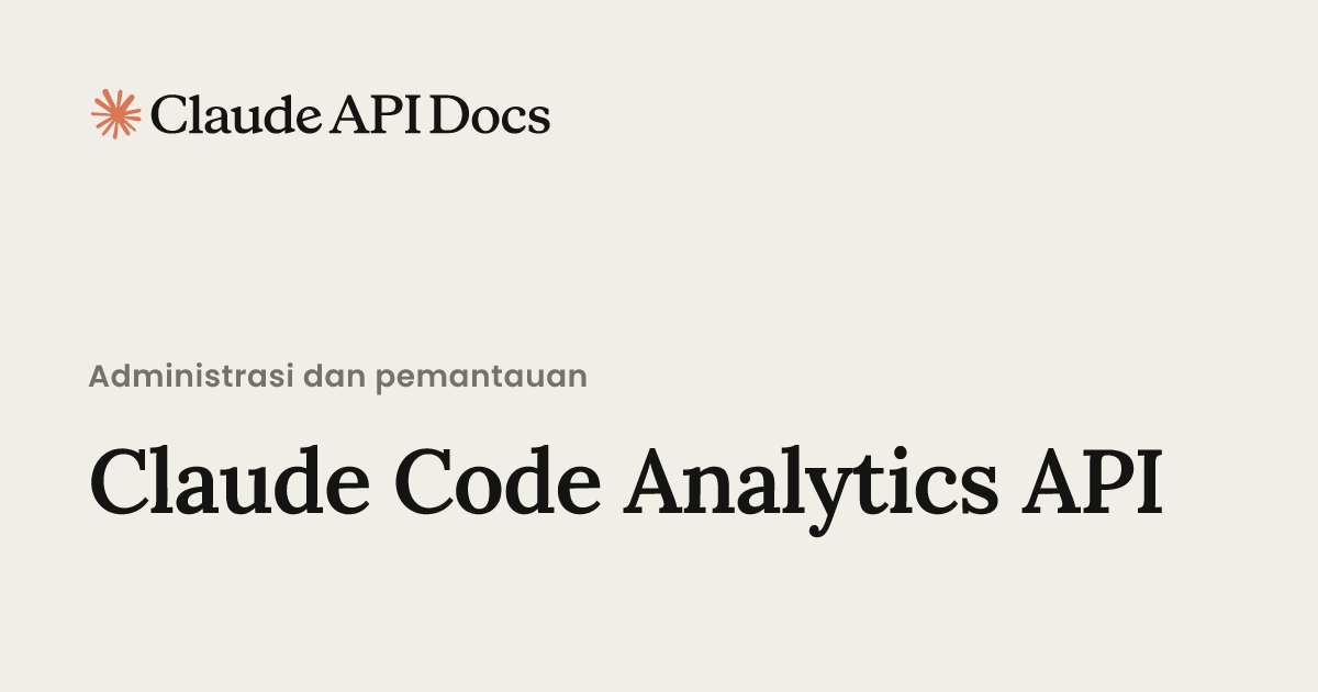 Claude Code Analytics API - Claude Docs